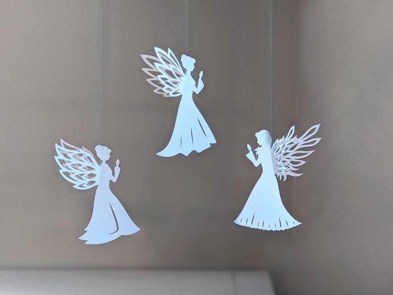Angel SVG Angel Ornament Christmas Angel Decoration - Etsy