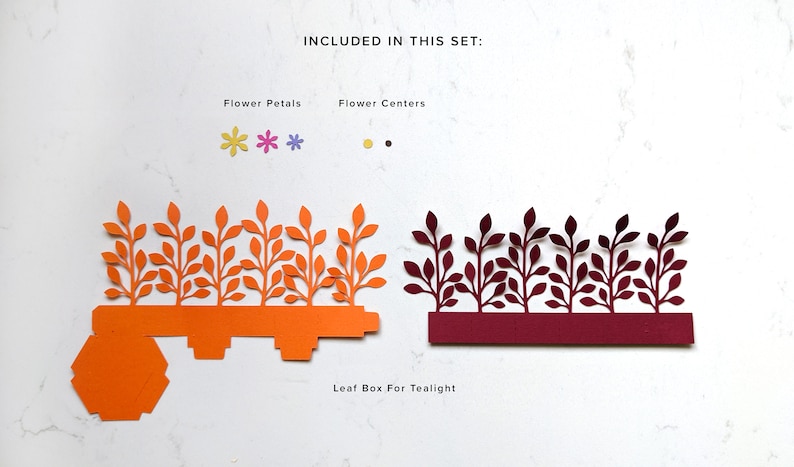 Floral SVG Floral Tealight Holder for Fall Winter Garden - Etsy