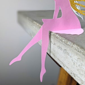 Fairy SVG: Sitting Fairy Party Decorations, Fairy Table Decor (digital ...