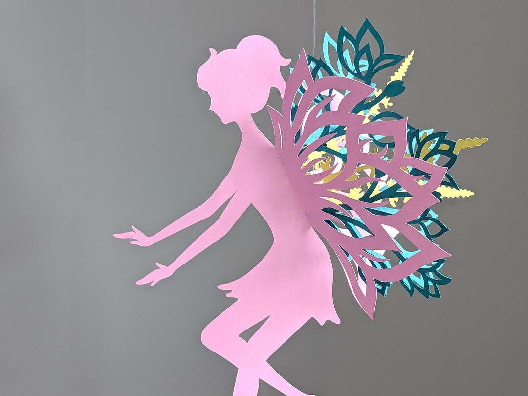Fairy SVG, Flower Garden Fairy for Fairy Birthday Party Decor - Etsy