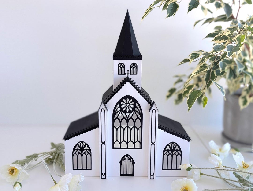 Paper Church SVG: Easter Cathedral Centerpiece (digital Download) - Etsy