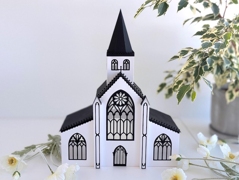 Paper Church SVG: Easter Cathedral Centerpiece (digital Download) - Etsy