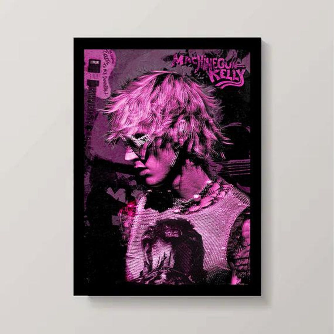 Machine Gun Kelly Poster Art - Etsy
