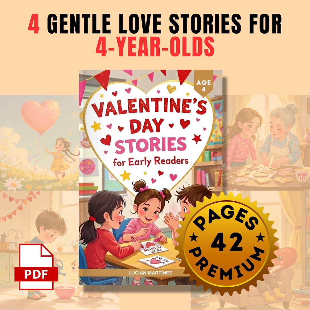 Valentine's Day Stories for Early Readers | Gentle Love, Kindness (PDF ...