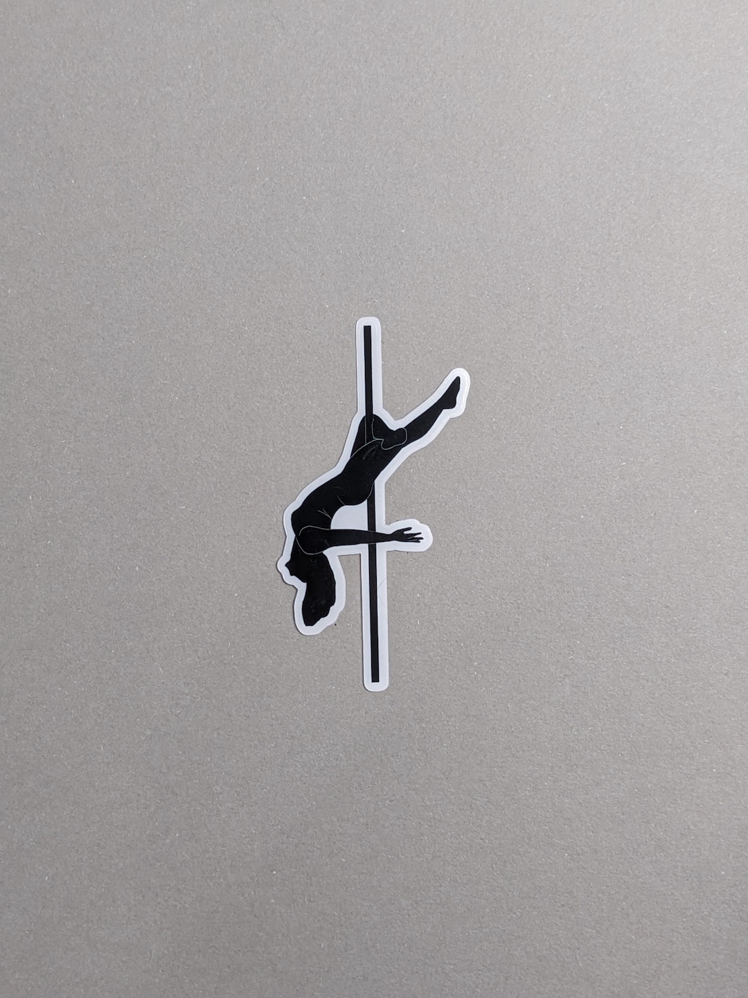 Transparent Vinyl Sticker, Pole Dance Cross Ankle Release, Black, Pink ...