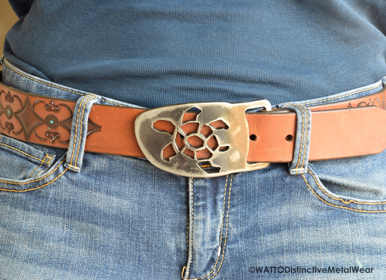 Turtle Metal Belt Buckle by WATTO Distinctive Metal Wear / - Etsy