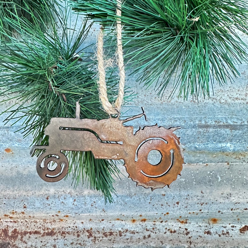 Tractor Ornament - Etsy