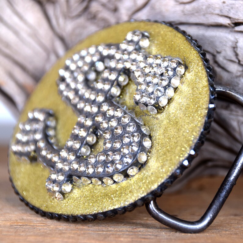 Bling Gold Dollar Buckle Rocker Metal Dollar Sign Belt Buckle | Etsy