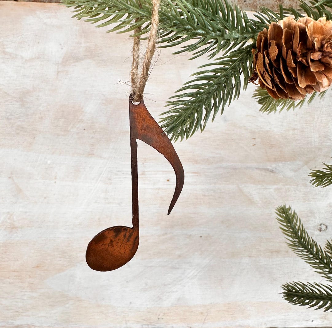 Musical Note Metal Christmas Ornament, Housewarming Gift, Gift for ...