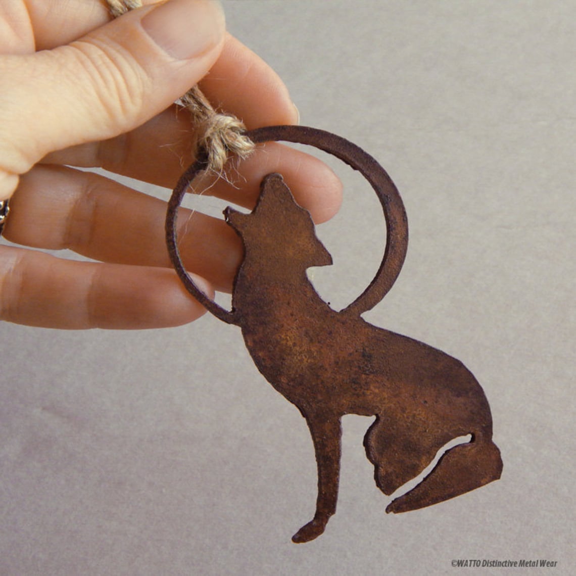 Coyote Metal Ornament by WATTO Distinctive Metal Wear Coyote - Etsy
