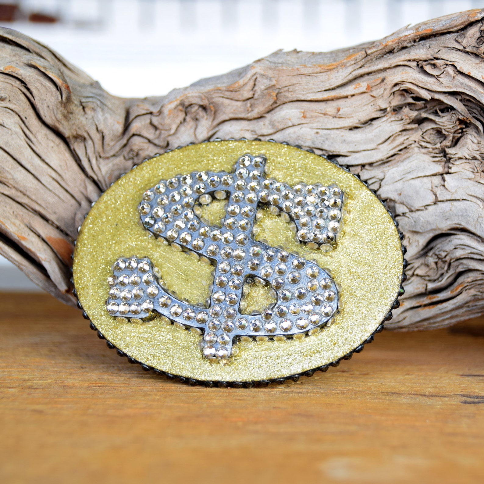 Bling Gold Dollar Buckle Rocker Metal Dollar Sign Belt Buckle | Etsy