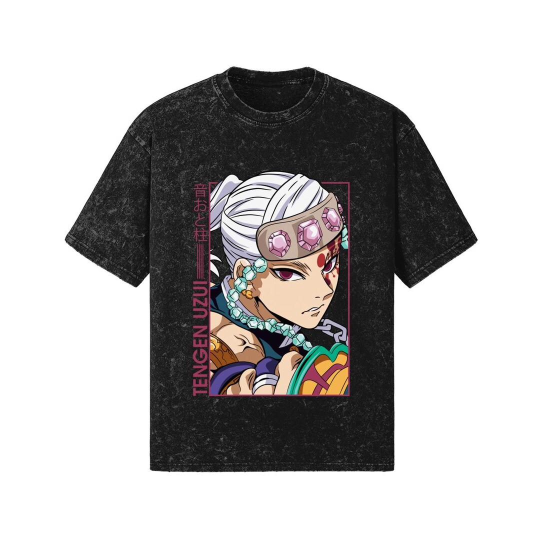 Demon Slayer Tengen Sound Hashira Snow Wash T-shirt - Etsy