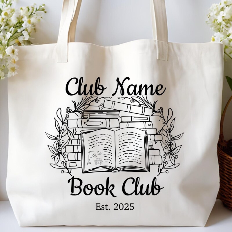 Book Club Tote Bags - Etsy
