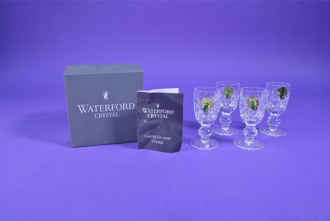 Waterford Crystal Liqueur Glass Boyne Cut Box of 4 (5035) - Etsy
