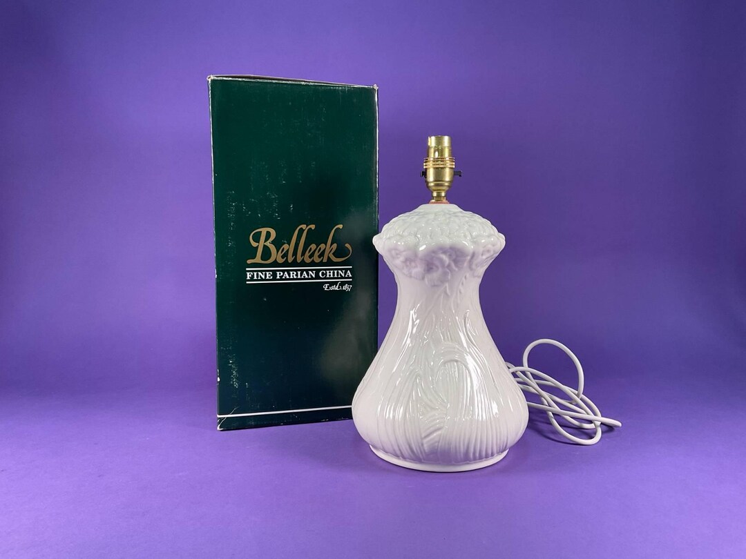 Belleek Erin Lamp - Etsy
