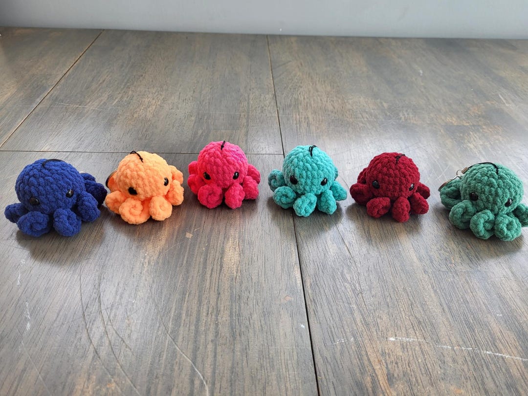Crochet Octopus Key Chain - Etsy