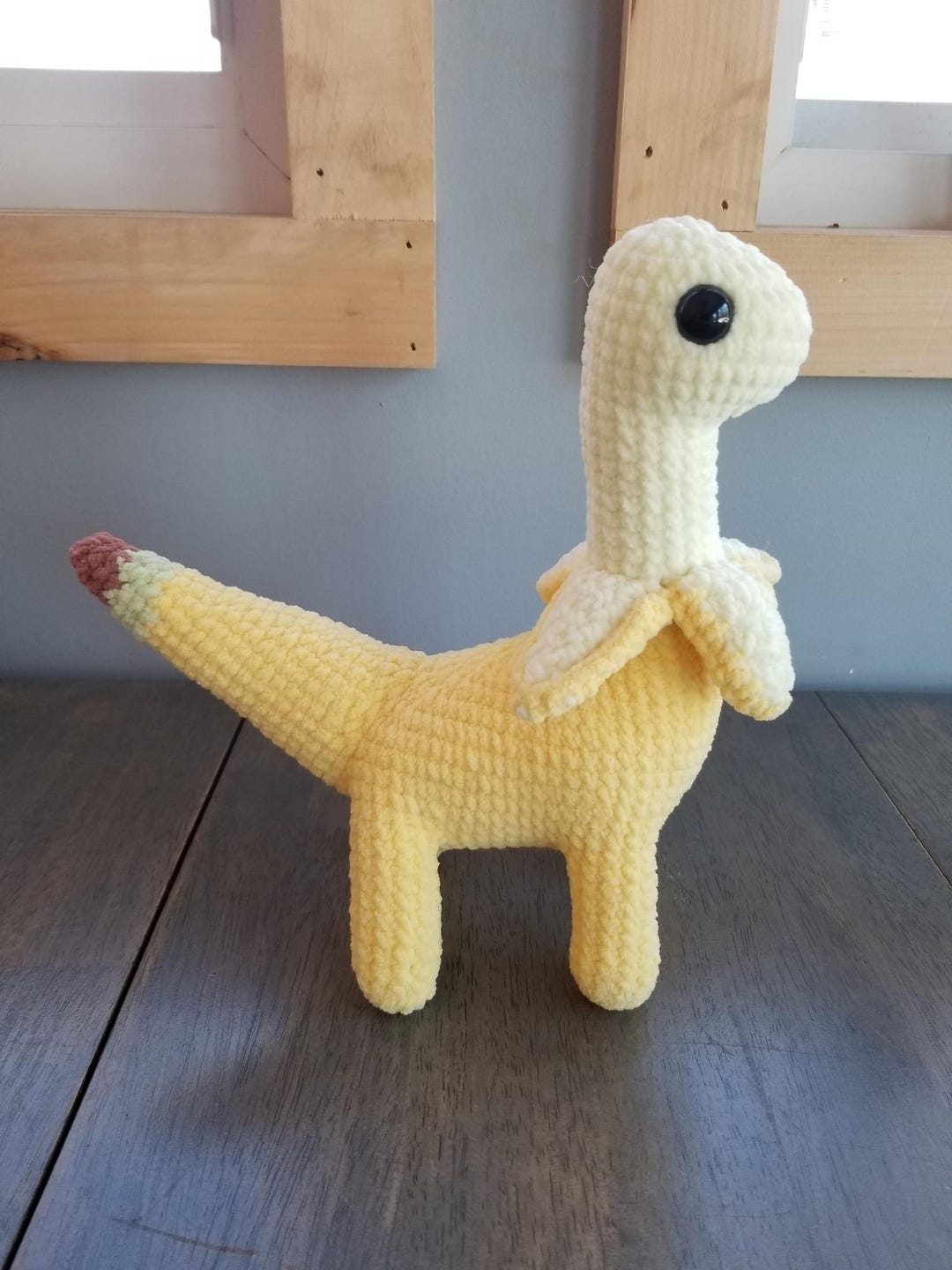 Crochet Bananasaurus Plushie *made to Order* - Etsy