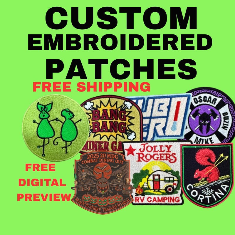 Custom Sew on Patches - Etsy