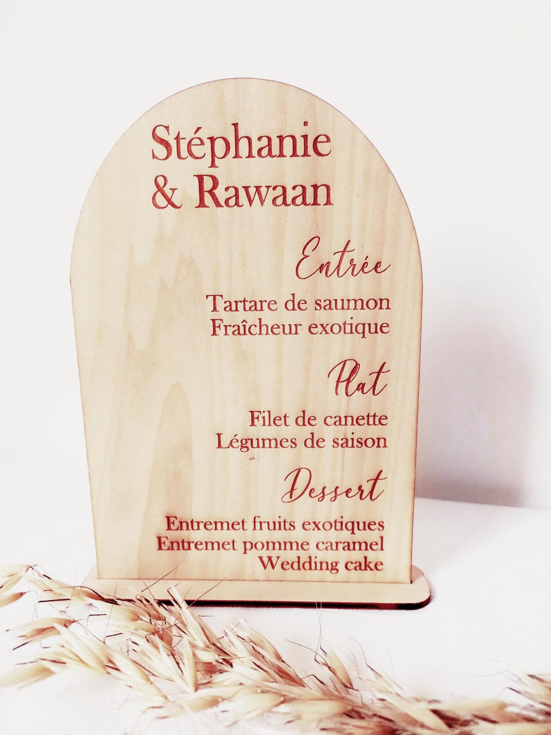Custom Wooden Menu Rustic Wooden Menu Reusable Menu Board Engraved ...