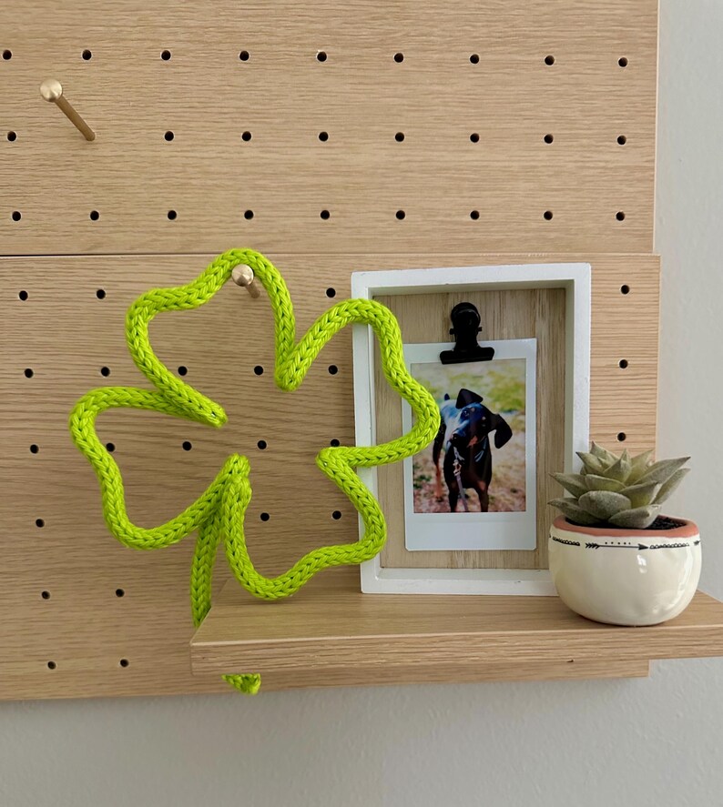Knitted Wire Shamrock: Lucky Irish Decor, St. Patrick's Day - Etsy