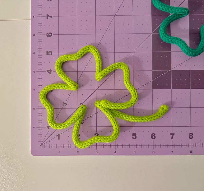 Knitted Wire Shamrock: Lucky Irish Decor, St. Patrick's Day - Etsy