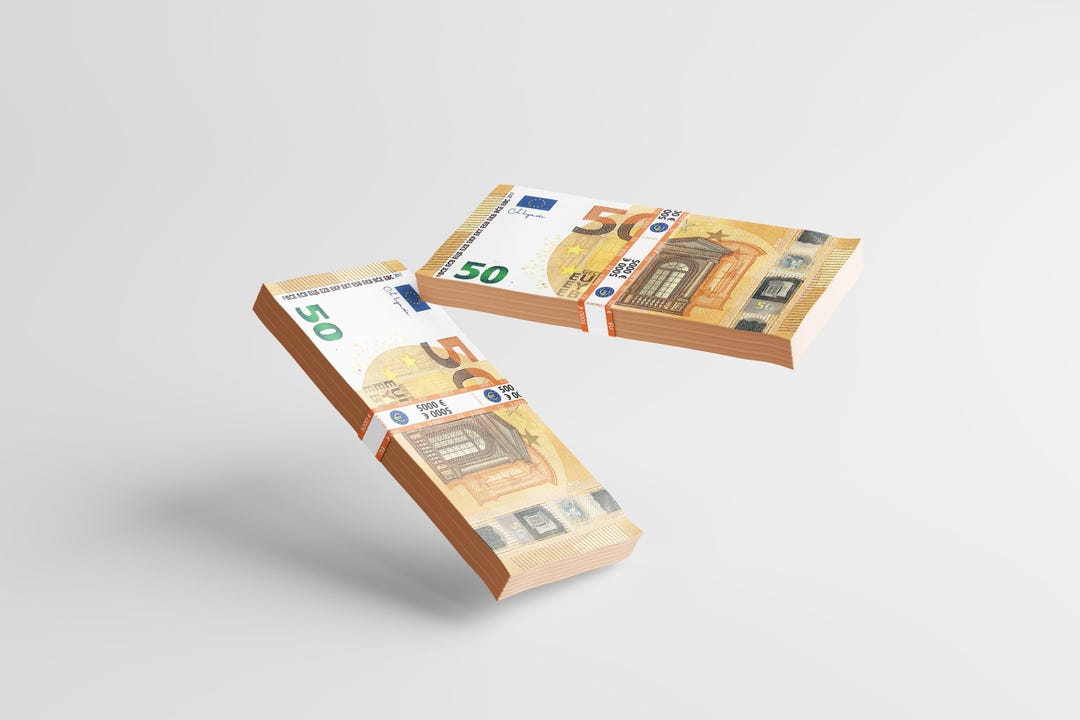 Banknote Prop Money Euro Bills Party Supplies for Video Clips Gift Joke ...