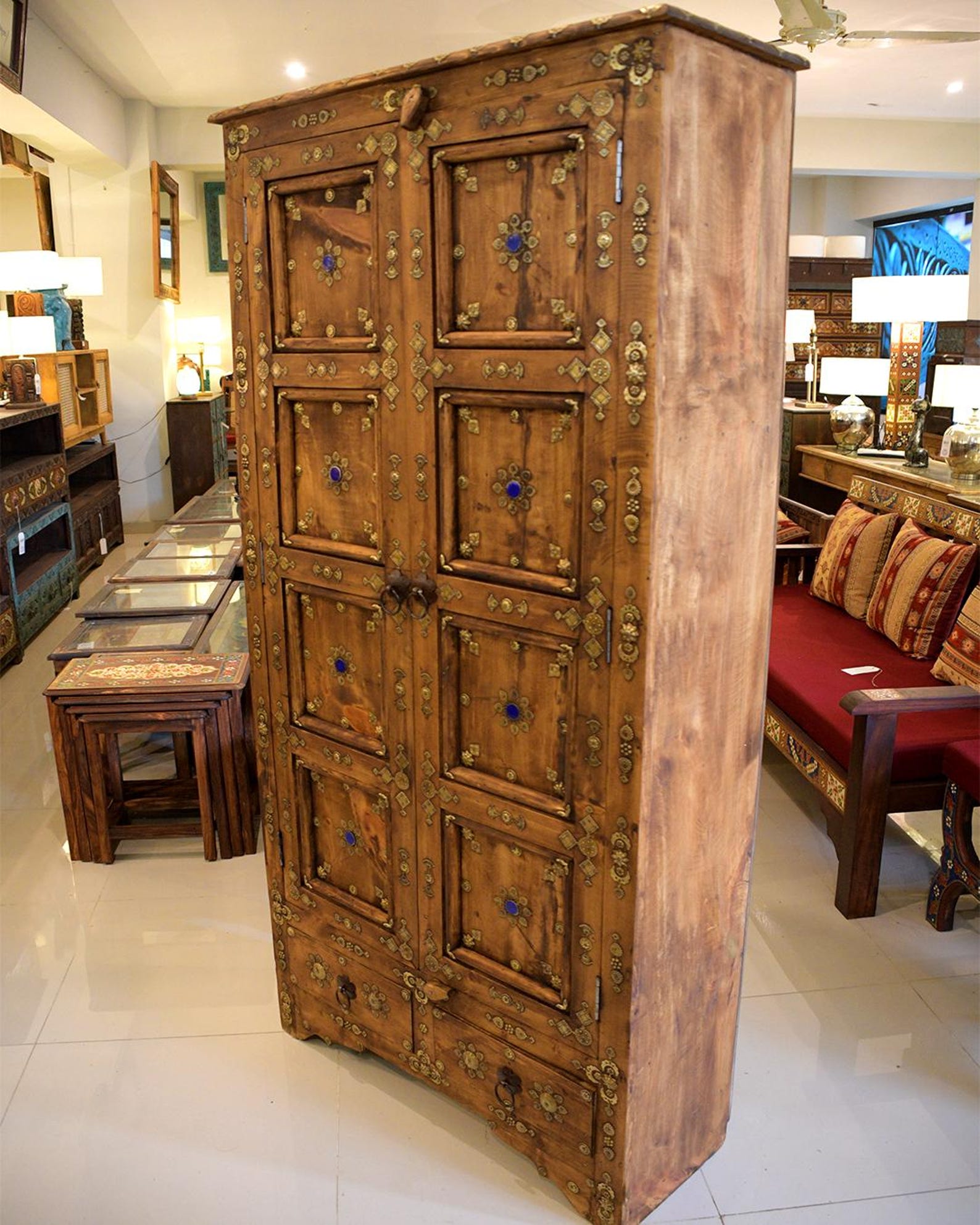 Luxury Handmade Turkan Almirah – Solid Pine Wood Wardrobe With Lifetime ...