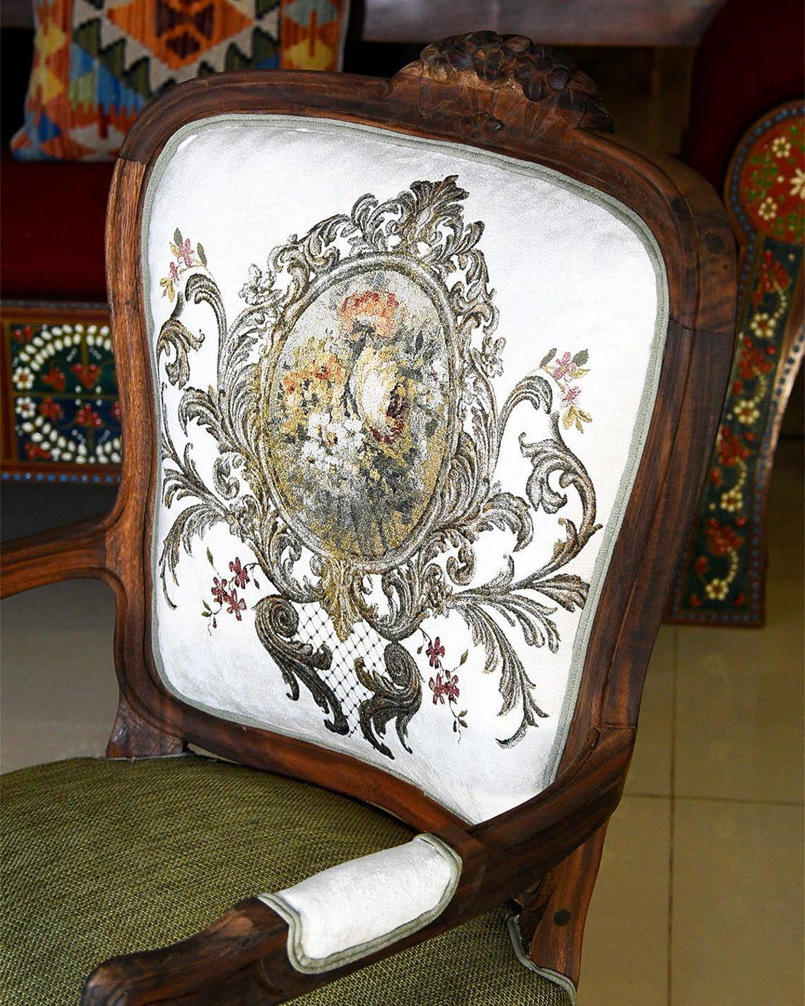 Handcrafted Turkish Chair – Elegant Rosewood Seating - Etsy