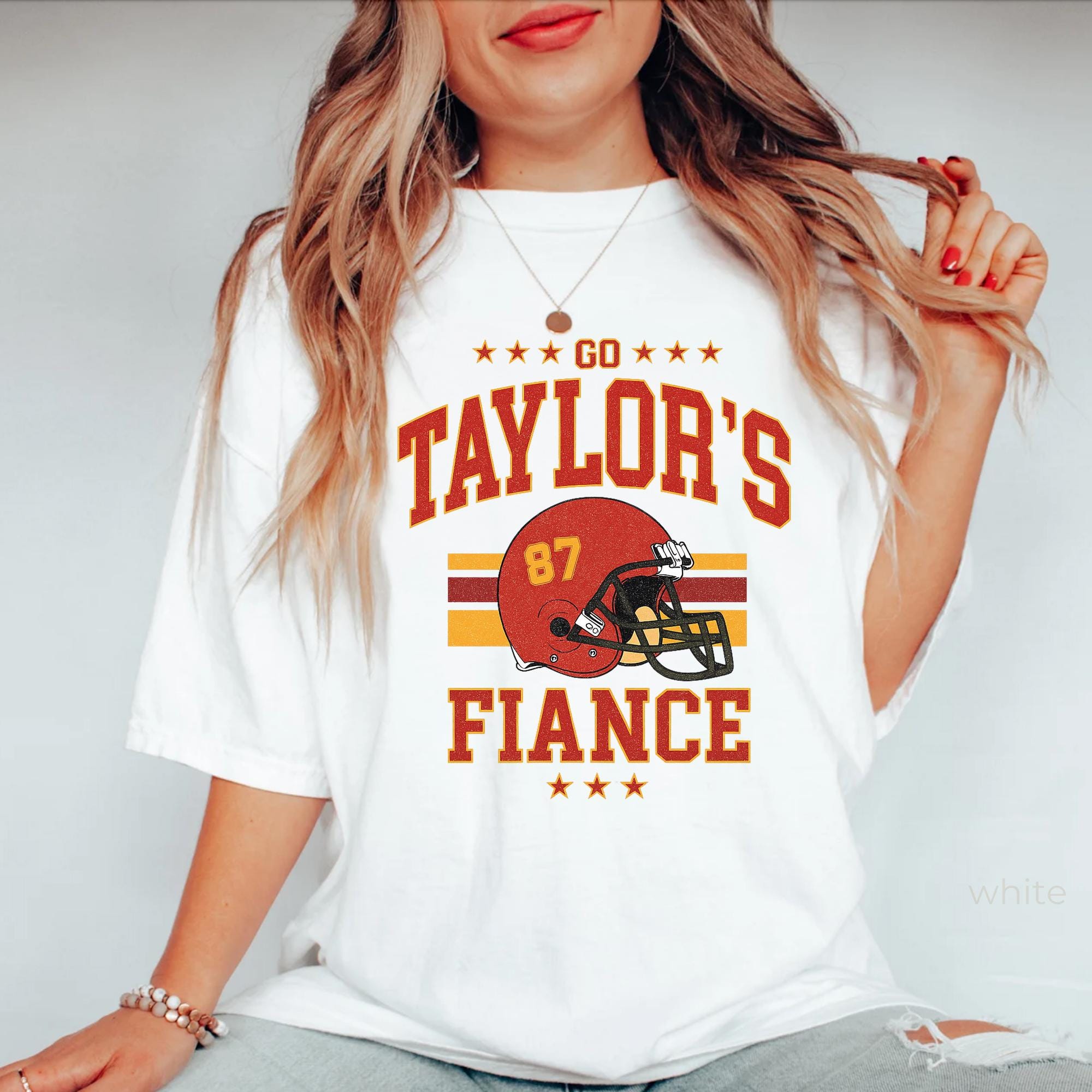 Vintage Go Taylor's Fiance Comfort Colors Shirt, Trendy Kansas City Fan ...