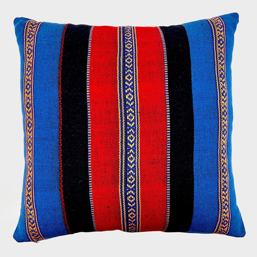 Cotton Linen Blend High Quality Throw Pillow Cover, Hand Embroidery ...