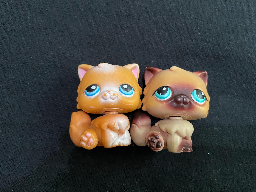 LPS Sitting Persian Cats - Etsy