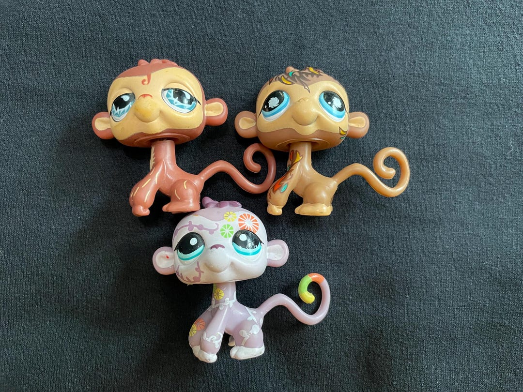 LPS Monkeys - Etsy