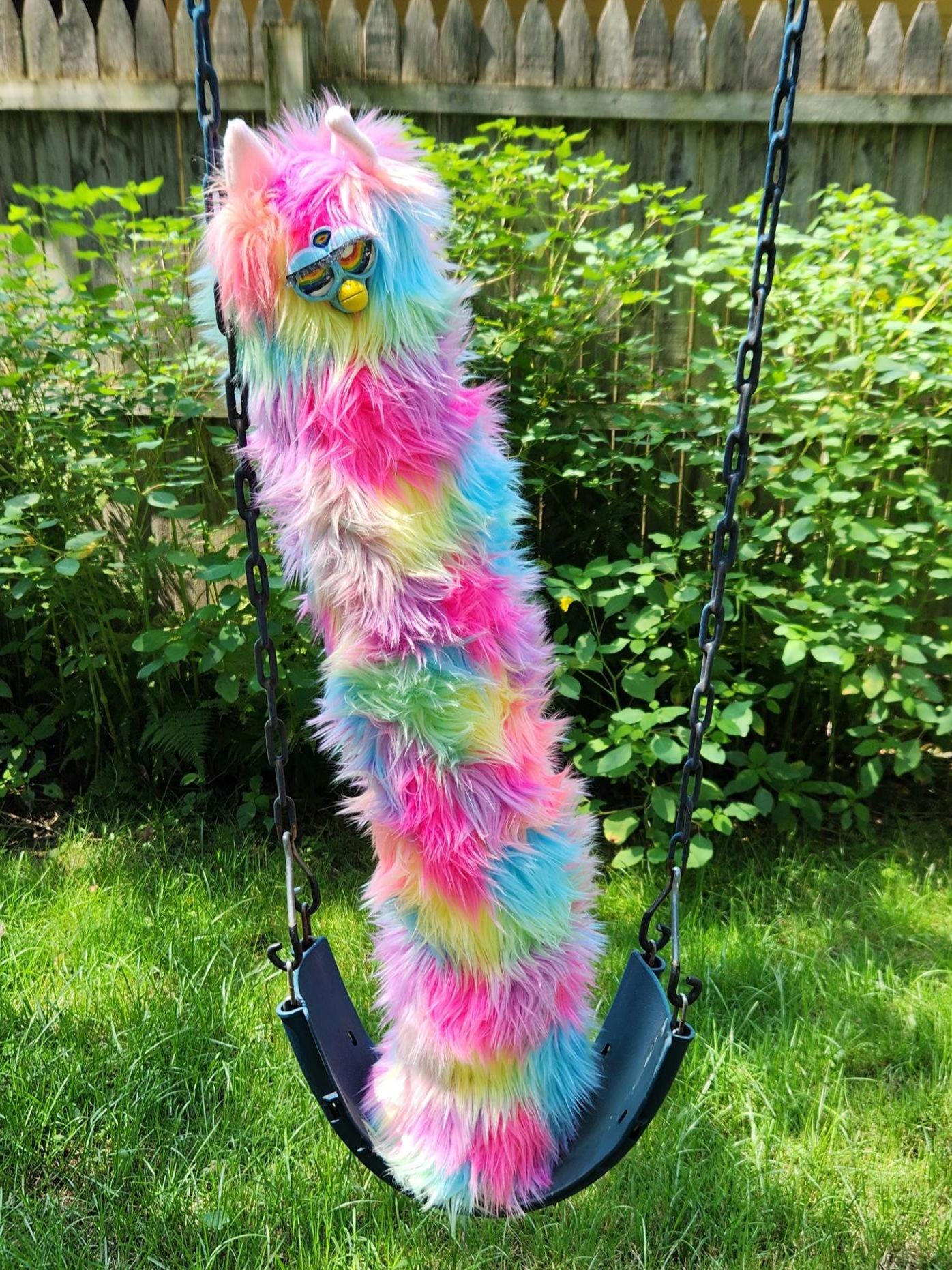 Posable Long Furby Hand Made Approximately Three Feet Oddbody Furbies ...