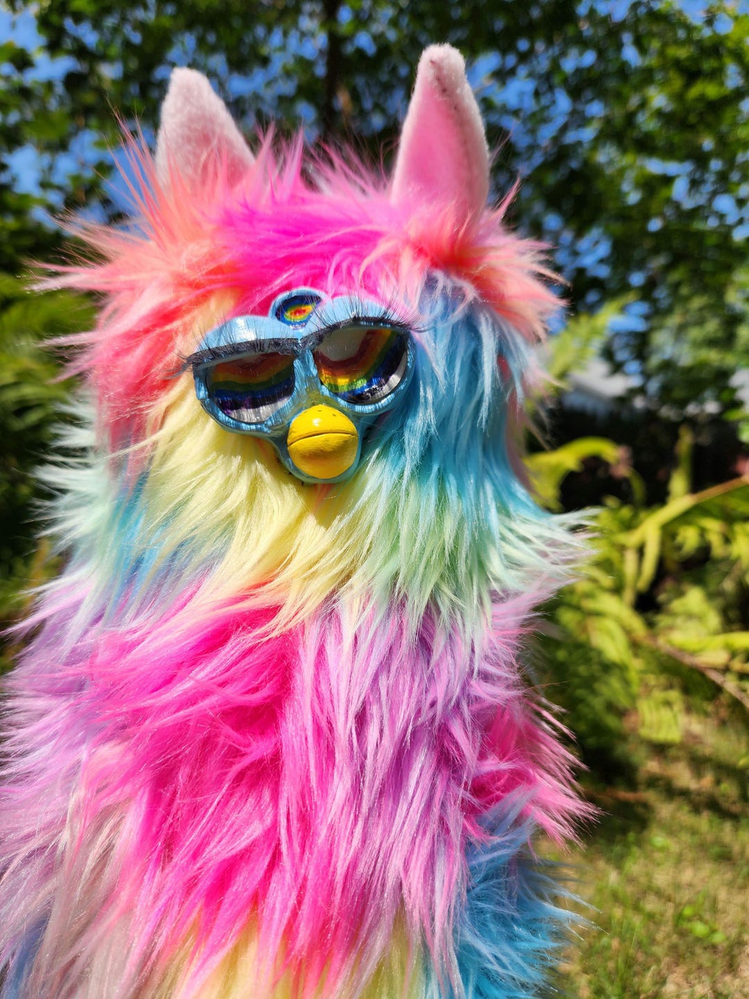 Posable Long Furby Hand Made Approximately Three Feet Oddbody Furbies ...