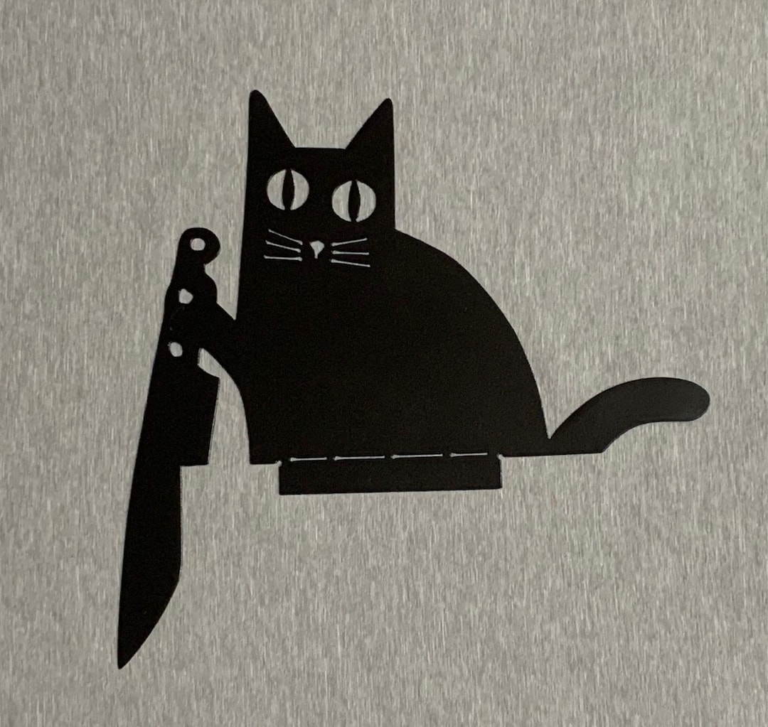 Doorway/corner Cute Murder Kitty - Etsy