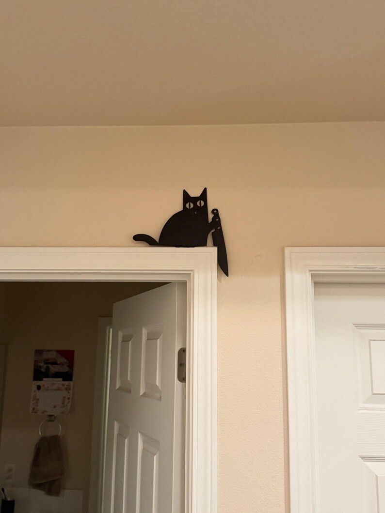 Doorway/corner Cute Murder Kitty - Etsy