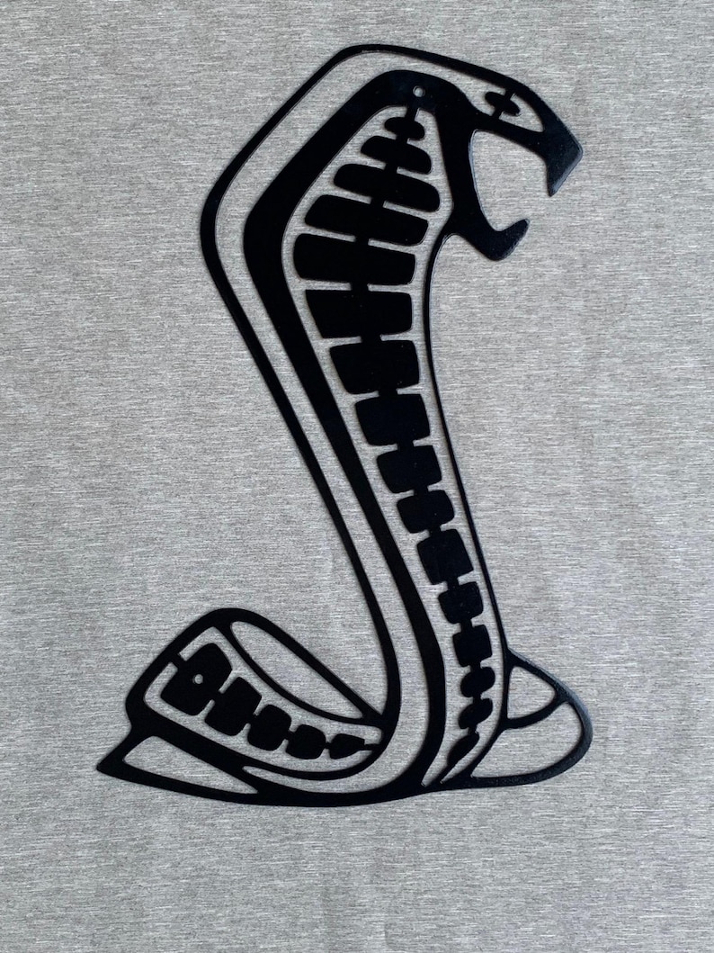 Plasma Cut Steel Cobra Snake Wall Art - Indoor/outdoor Decor - Etsy