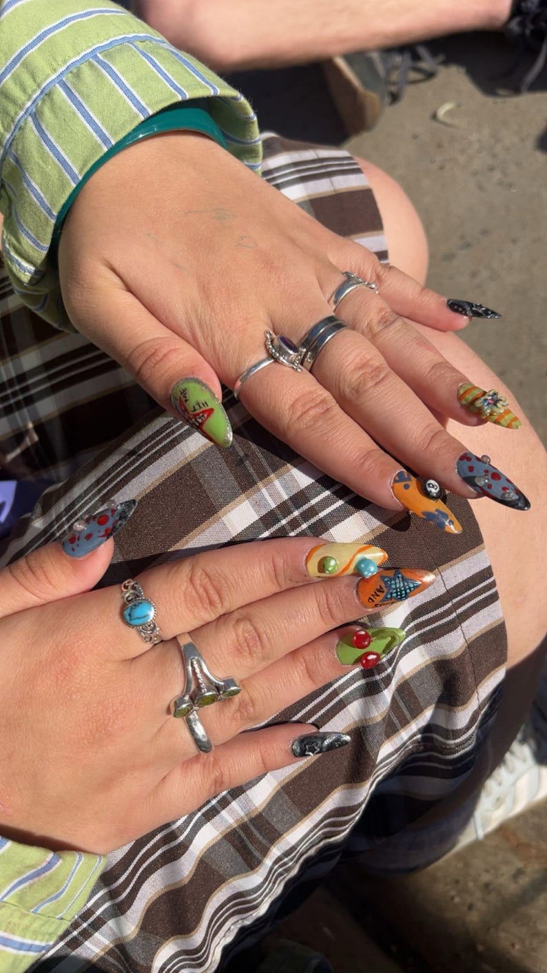Billie Eilish Nails for the Hit Me Hard and Soft Tour - Etsy