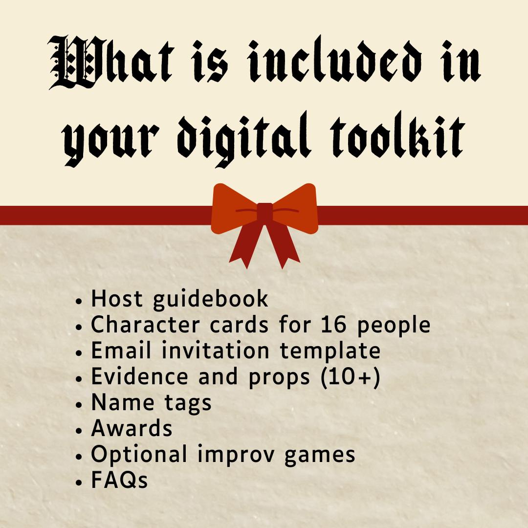 Christmas at Claus Manor: A Murder Mystery Party Detective Game, 6-16 ...