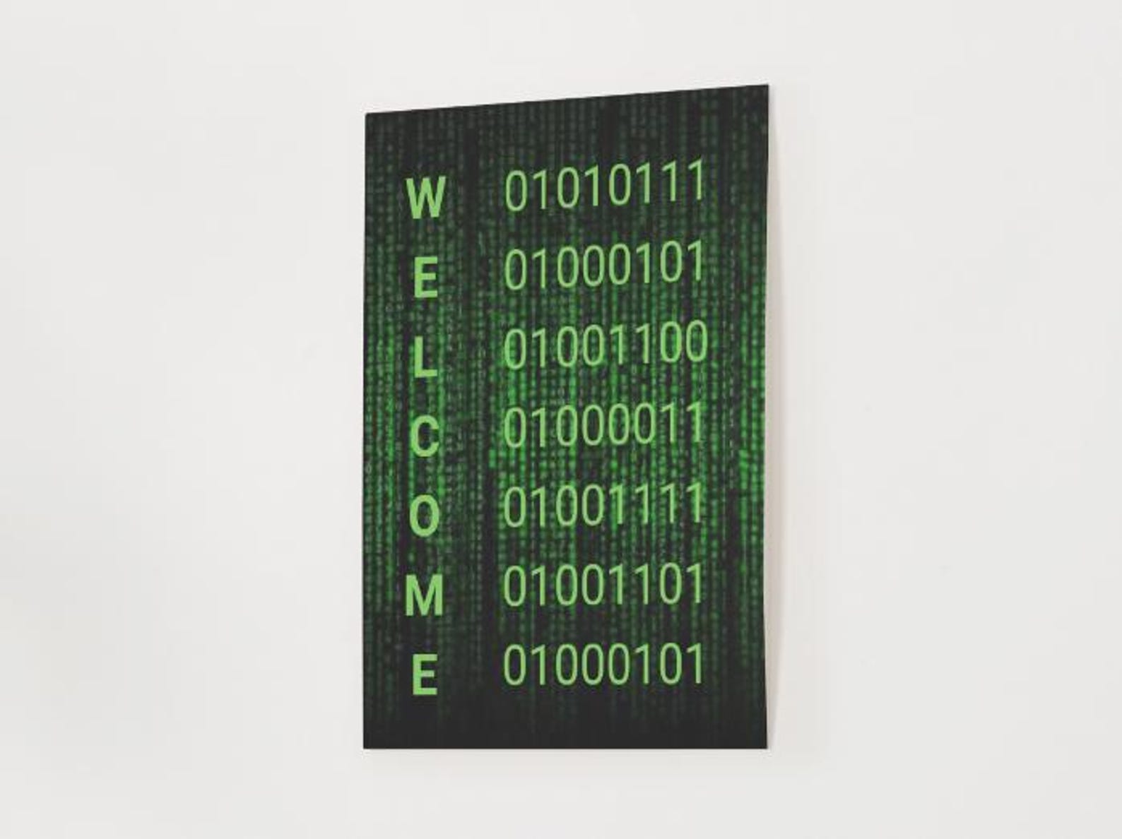 Binary WELCOME Poster | Computer Science | Technology | STEM | STEAM ...