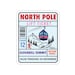 North Pole Lift Ticket Sticker | Vintage Ski Pass Holiday Decal - Etsy
