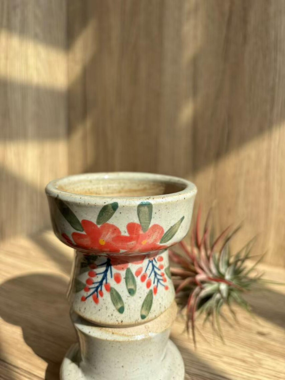 3.15" Handmade Ceramic Flower Pot - Small Planter for Succulents, Cacti ...