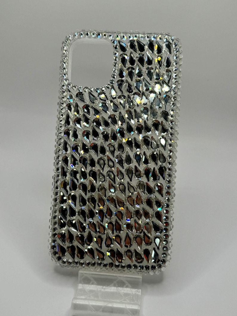 Glittery Rhinestone Phone Case - Etsy