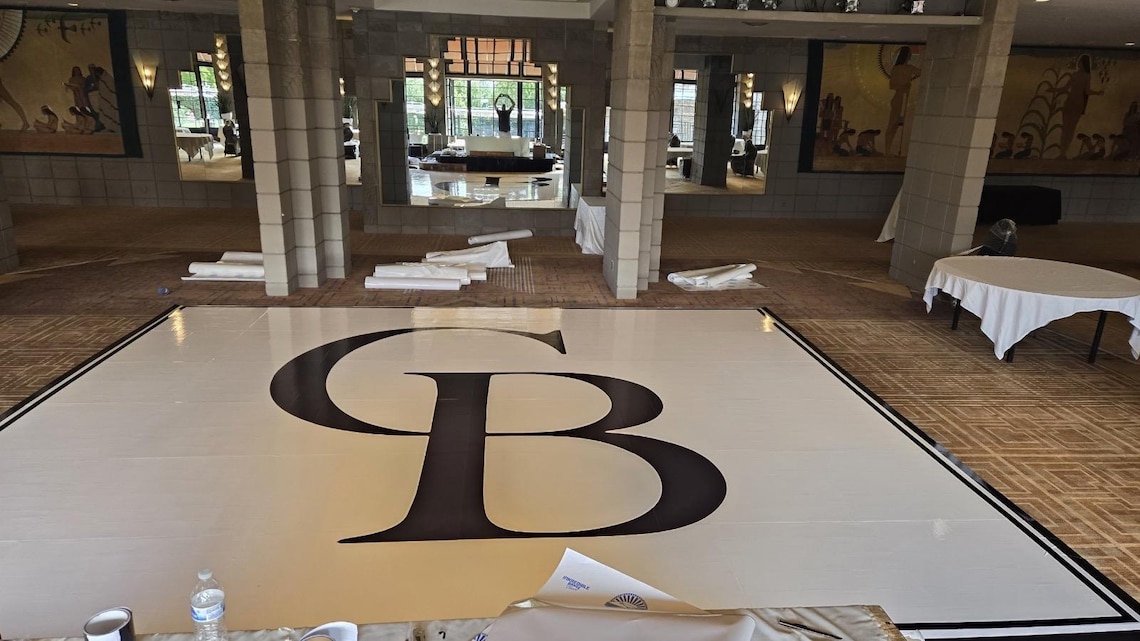Custom Dance Floor | Dance Floor Decal | Wedding Dance Floor | Wedding ...