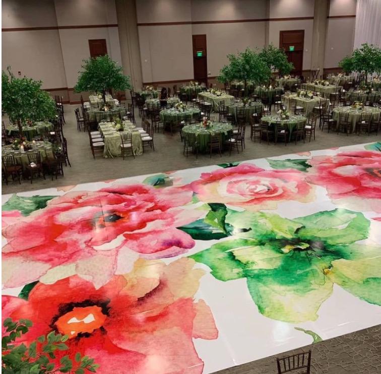 Custom Dance Floor | Dance Floor Decal | Wedding Dance Floor | Wedding ...