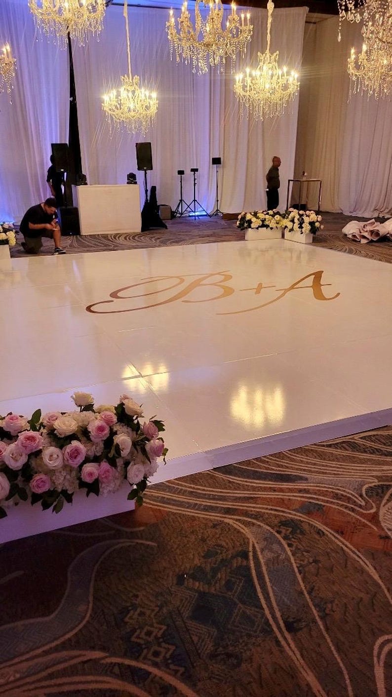 Custom Dance Floor | Dance Floor Decal | Wedding Dance Floor | Wedding ...