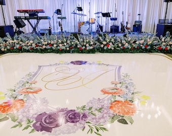 Custom Dance Floor | Dance Floor Decal | Wedding Dance Floor | Wedding ...
