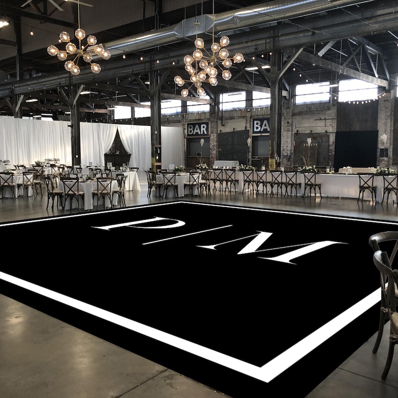 Dance Floor Monogram - Etsy