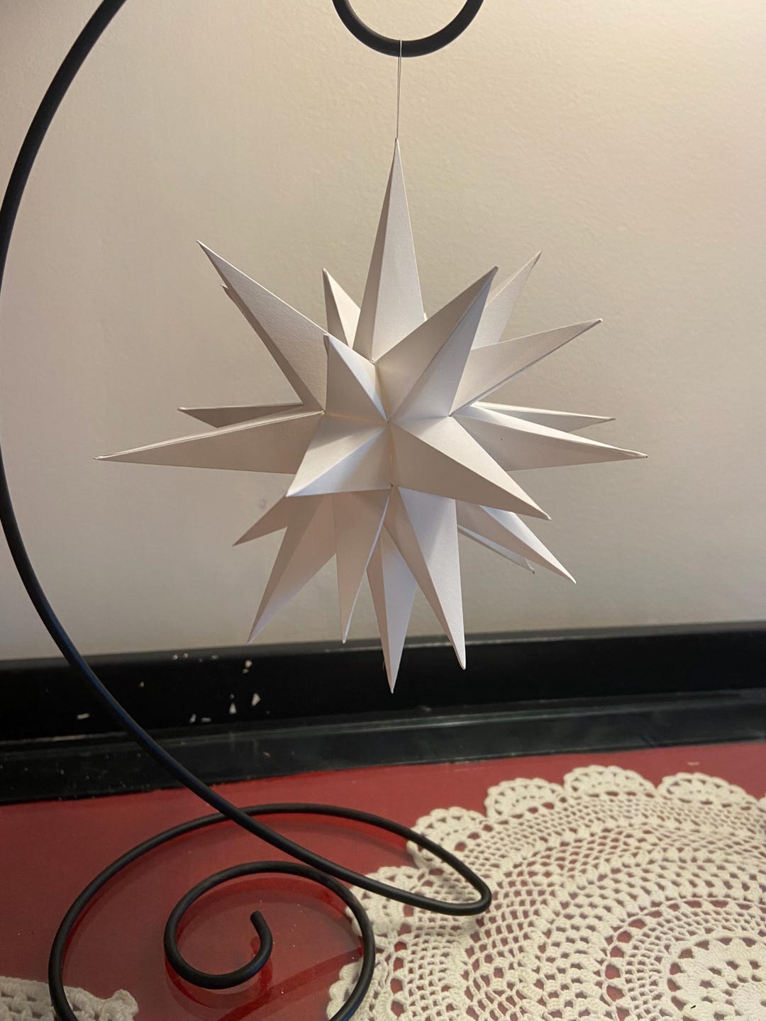 Moravian Star Paper Ornament 7 In, 26 Point - Etsy