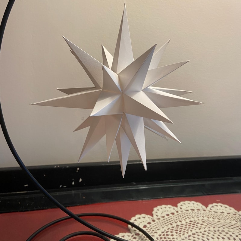Moravian Star Tree Topper - Etsy